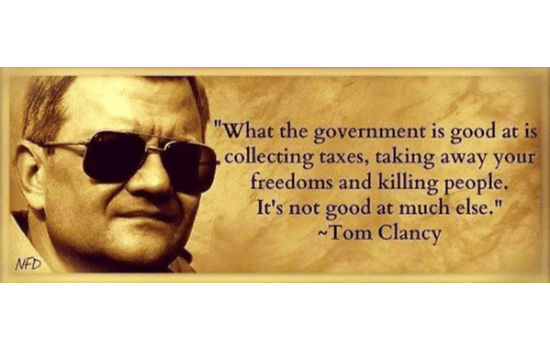 Tom Clancy on Government « LibertyClick.org